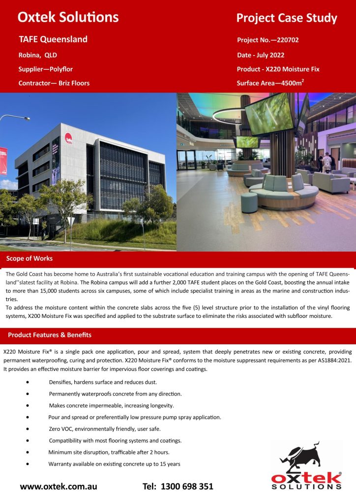 Tafe Robina QLD – Oxtek Solutions